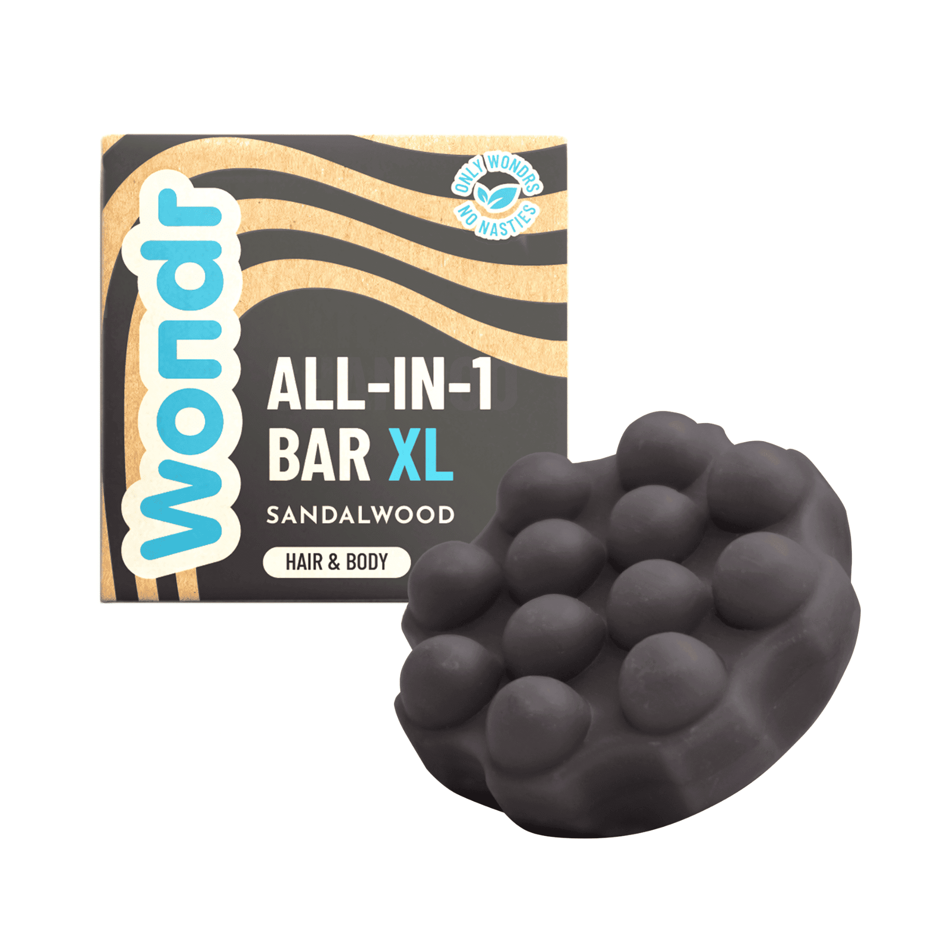 WONDR All-In-1 Bar XL Sandalwood 110 g | Optiphar